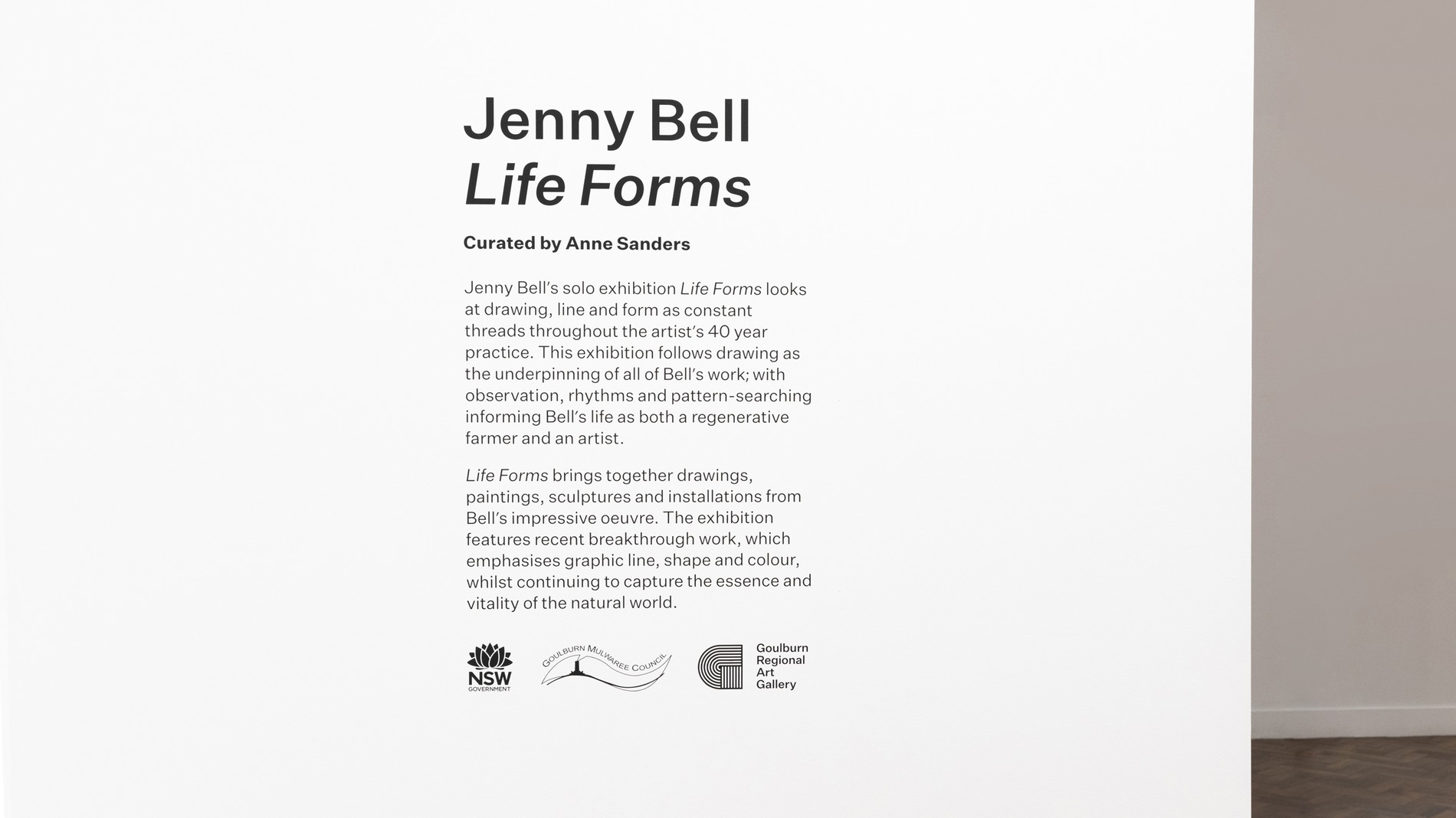 Jenny Bell: Life Forms | Goulburn Regional Art Gallery